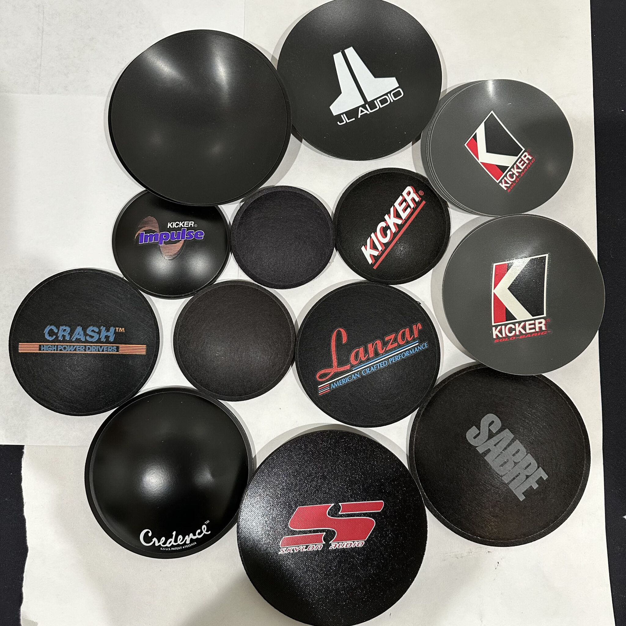 Old School Subwoofer Speaker Dust caps 90 Count lot | The Lord of Bass